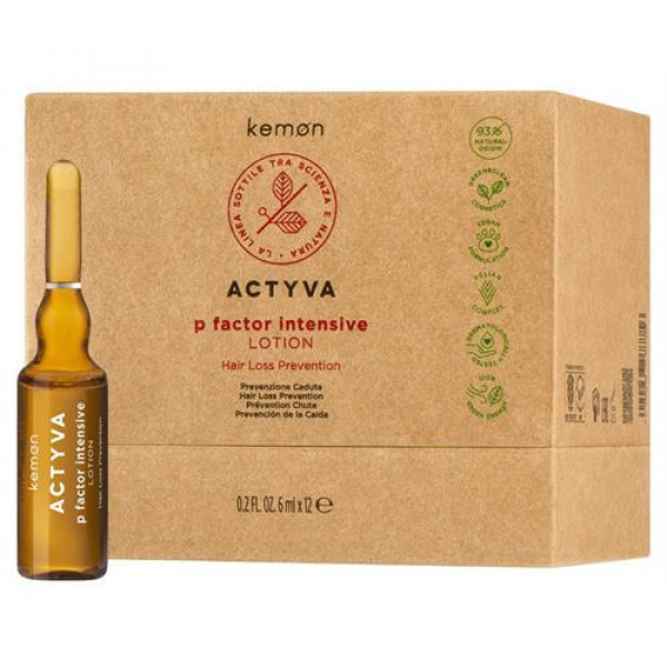 Kemon Actyva P Factor Intensive Lotion 12x6 ml - Fiale Anticaduta